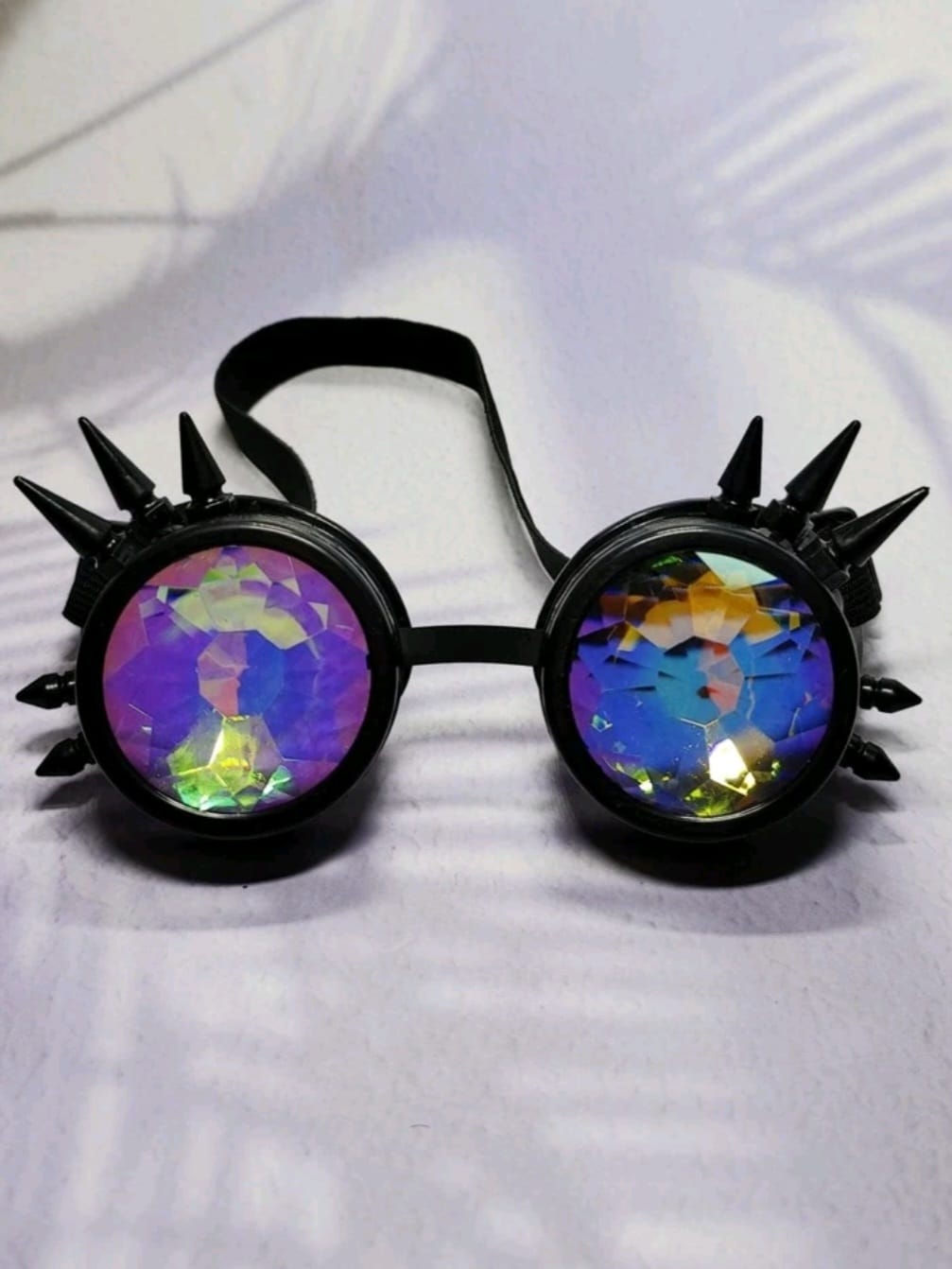 Black Kaleidoscope Spike Goggles – Flock Fashion & Accessories